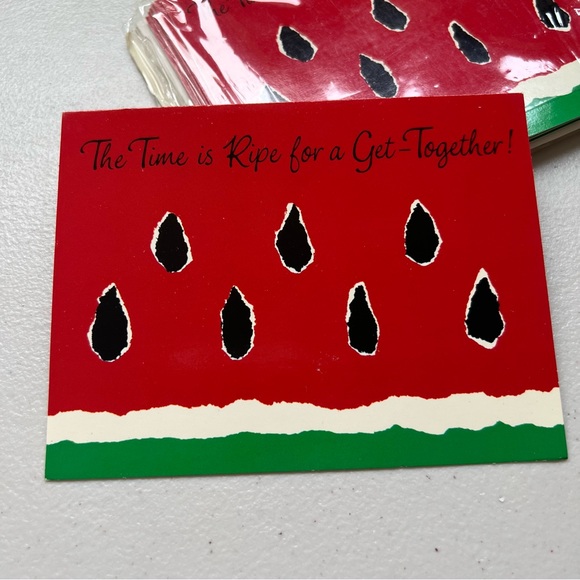 Hallmark | Party Supplies | Watermelon Themed Vintage Invitation ...